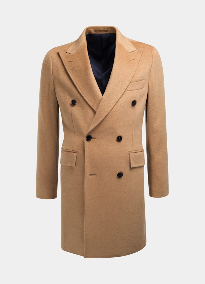 Camel Overcoat | Pure Camel | Suitsupply Online Store