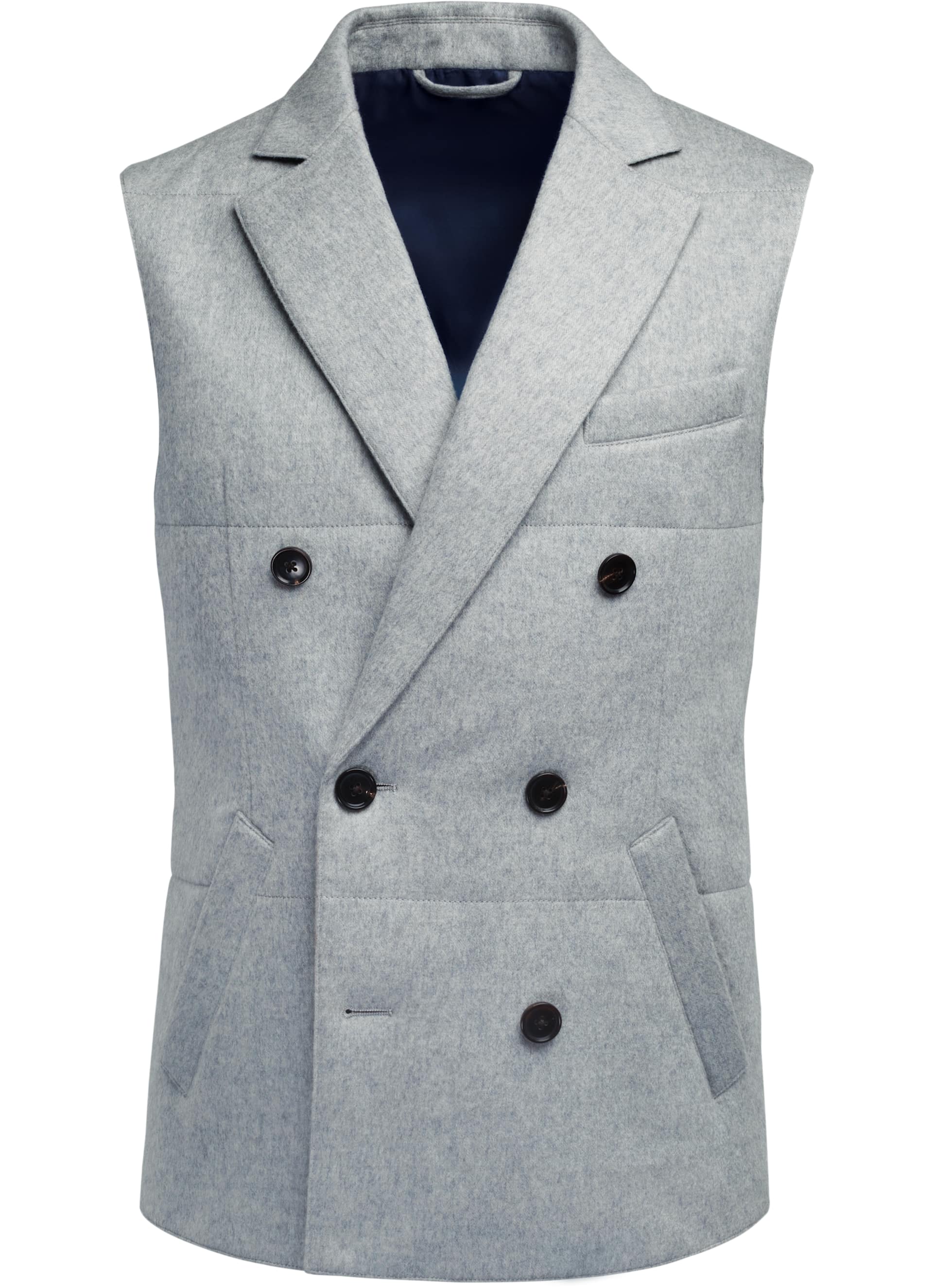 Light Grey Padded Vest Bw112i | Suitsupply Online Store