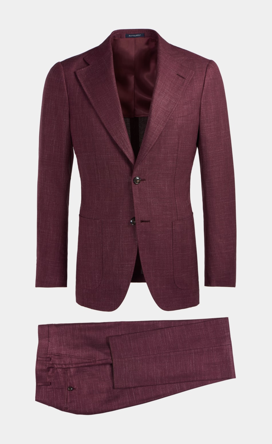 Mens Burgundy Suit Linen at William Emery blog